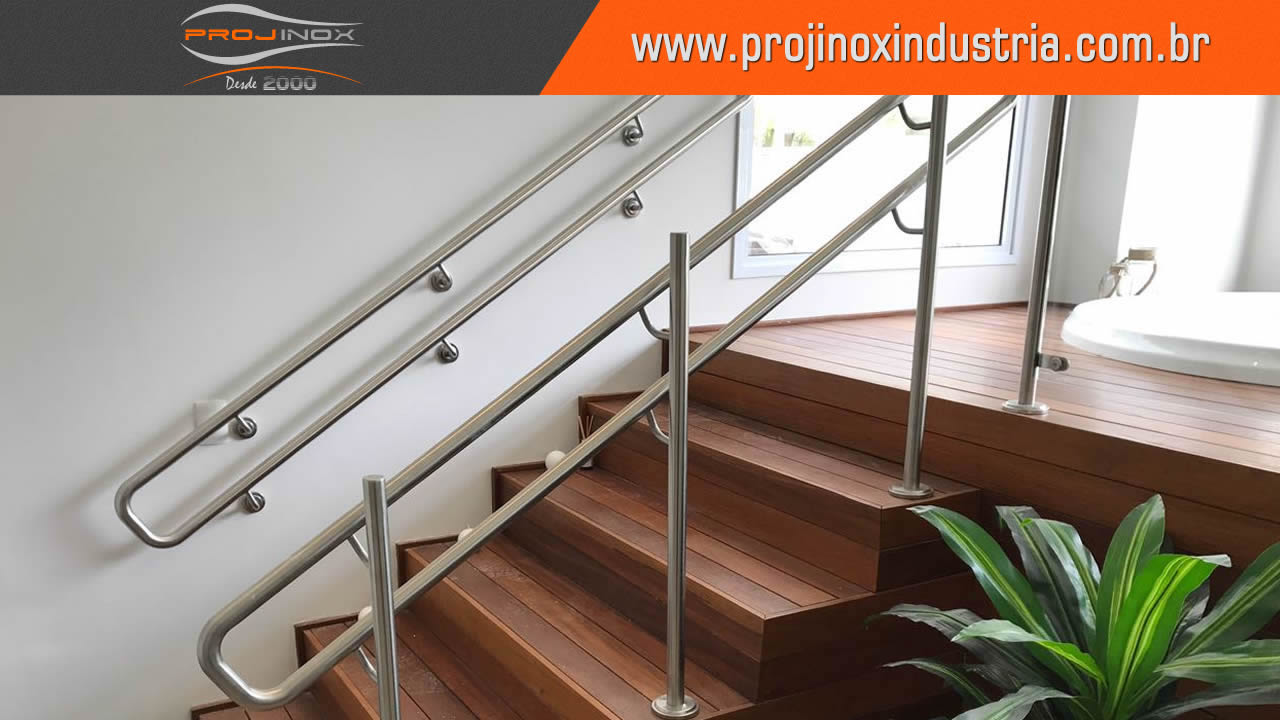 Corrimão inox